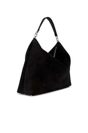 TOTEME Suede Scoop Tote Bag - Black