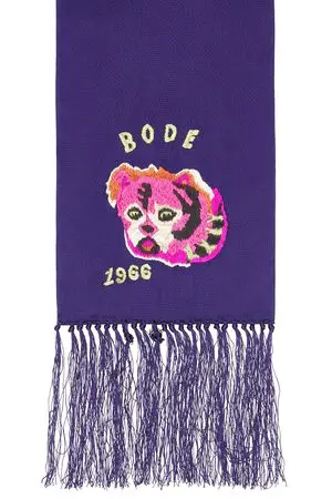 BODE Dream Souvenir Scarf In Purple