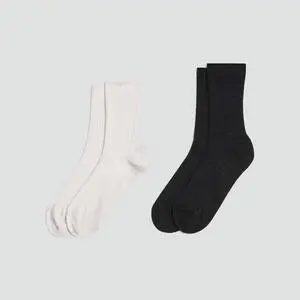 Theory 2-pack Trouser Socks - Ivory/new Pestle Melange