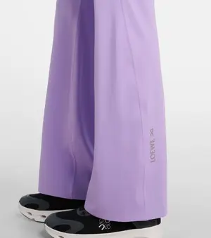 Loewe X On High-rise Flared Leggings - Purple