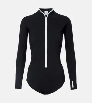 Hunza G Tyra Rashguard Swimsuit - Black