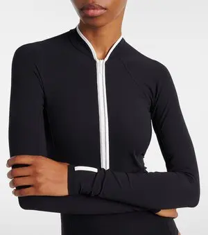 Hunza G Tyra Rashguard Swimsuit - Black