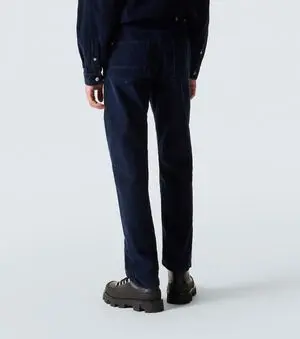 Stone Island Mid-rise Cotton Corduroy Slim Jeans