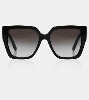 Dolce & Gabbana Embellished Square Sunglasses - Black