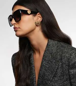 Dolce & Gabbana Embellished Square Sunglasses