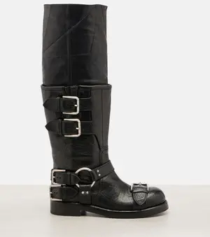 Dolce & Gabbana Leather Knee-high Boots