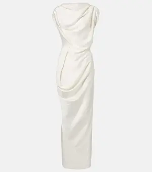 Women's White Satin Gowns