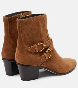 Veronica Beard Ashby 50 Suede Ankle Boots