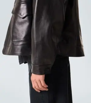 A.PRESSE Lamb Leather Jacket