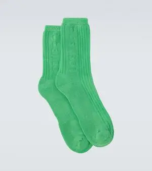 Loewe X On Cotton-blend Socks - Green