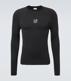 Loewe X On Logo Technical Top - Black