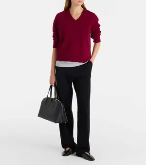 LESET Jesse Wool Sweater - Burgundy