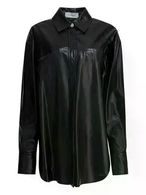 Max Mara Chest-pocket Leather Jacket