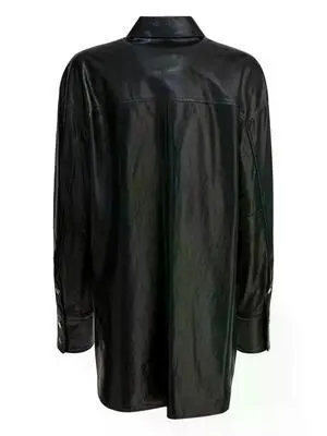 Max Mara Chest-pocket Leather Jacket