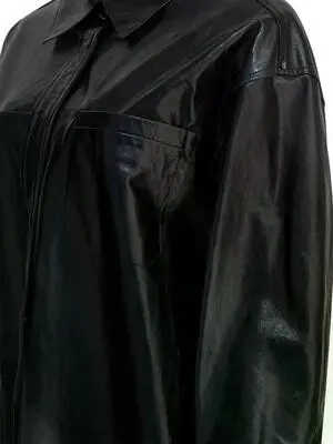 Max Mara Chest-pocket Leather Jacket