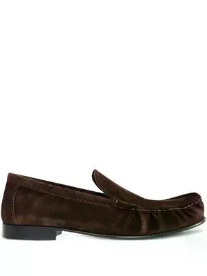 Miu Miu Suede Loafers - Brown