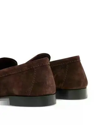 Miu Miu Suede Loafers - Brown