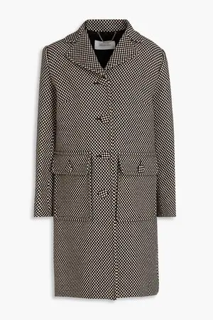 Zimmermann Checked Cotton-blend Tweed Coat
