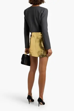 Carolina Herrera Cropped Wool-blend Jacket