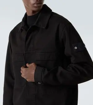 Stone Island Compass Denim Overshirt