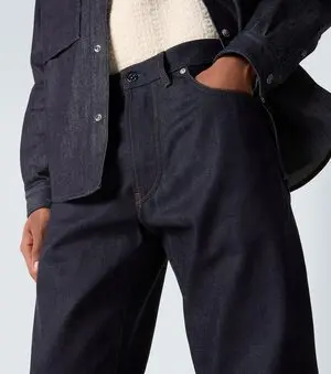 Stone Island Mid-rise Straight Jeans - Blue