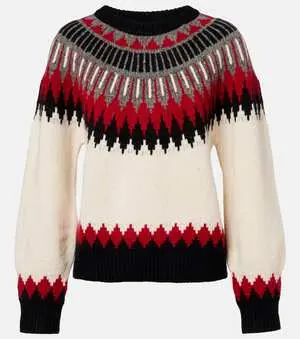 Polo Ralph Lauren Fair Isle Wool And Cashmere Sweater - White