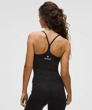 Lululemon Santa Monica Cropped Tank Top - Black