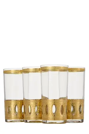 CULVER Glassware Set Of Four - Multi