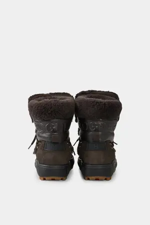 Bogner Chamonix Snow Boots With Spikes - Chocolate