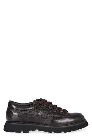 DOUCAL'S Doucal's Leather Lace-Up Derby Shoes - Brown