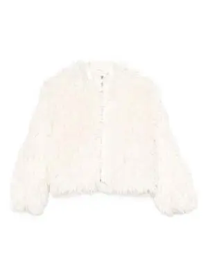 Apparis Faux Fur Jacket - White