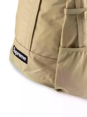Supreme Logo-patch Zipper-compartment Backpack
