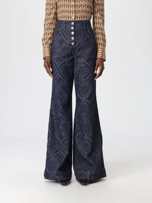 Etro Printed Flare Jeans