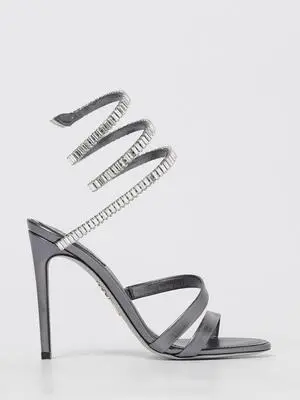 Rene Caovilla Heeled Sandal - Grey