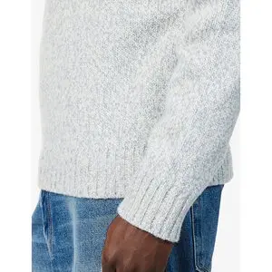 Eleventy Wool Knitted Crewneck Jumper - Denim