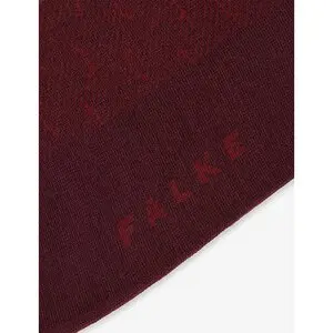 Falke Airport Edition Crew-length Stretch Wool-blend Socks - Barolo