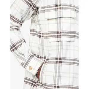 Eleventy Checked Long-sleeve Flannel Shirt