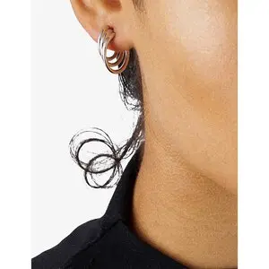 SHAUN LEANE Bound Sterling- Hoop Earrings