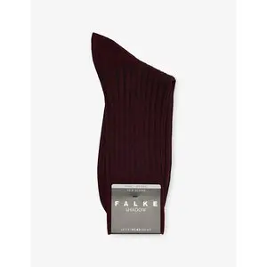 Falke Shadow Cotton-blend Crew Socks - Rioja