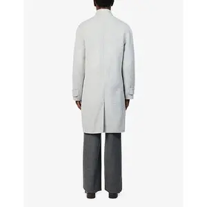 Eleventy Reversible Wool-cashmere Blend Coat