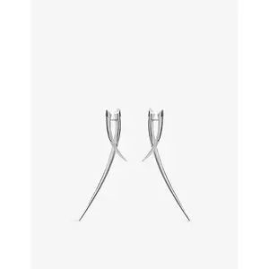 SHAUN LEANE Sabre Cross-over Earrings - Silver