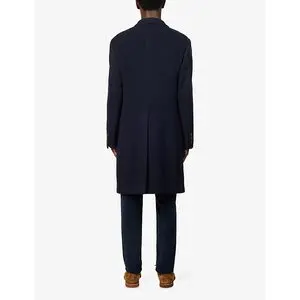 Eleventy Double-breasted Wool-blend Overcoat