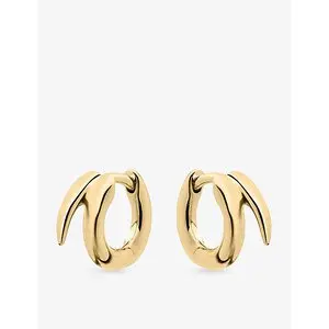 SHAUN LEANE Quill Mini Hoop Earrings - Yellow Gold Vermeil