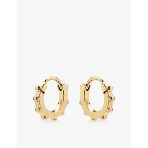 SHAUN LEANE Spur Hoop Earrings - Yellow Gold Vermeil