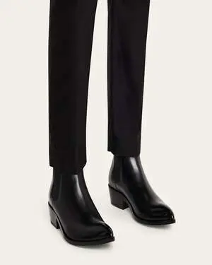 TOM FORD Burnished Leather Chelsea Boots