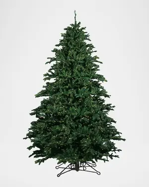 BARCANA 7.5' Alaskan Deluxe Pre-lit Christmas Tree - Noclr