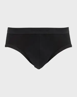 Zimmerli Apos;s Sea Island Cotton Briefs - Black Pattern