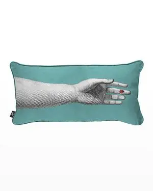 FORNASETTI Silk Cushion Mano - Multi