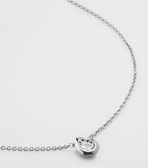 Monica Vinader Sterling And Diamond Pendant Necklace - Silver