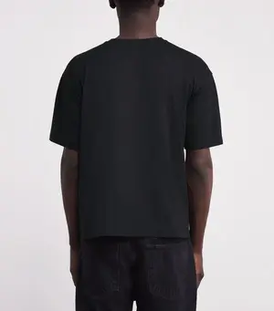 FRAME Cotton Relaxed Pocket T-shirt - Black